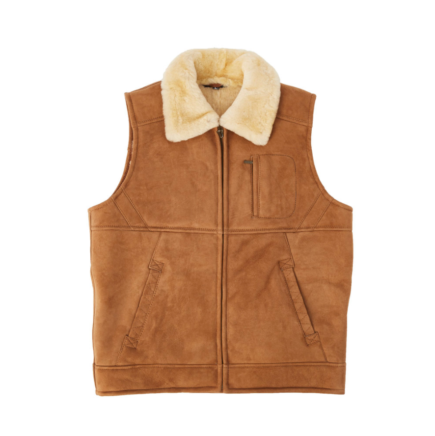 Double Face Suede Vest - Chestnut – Genuine UGG PERTH